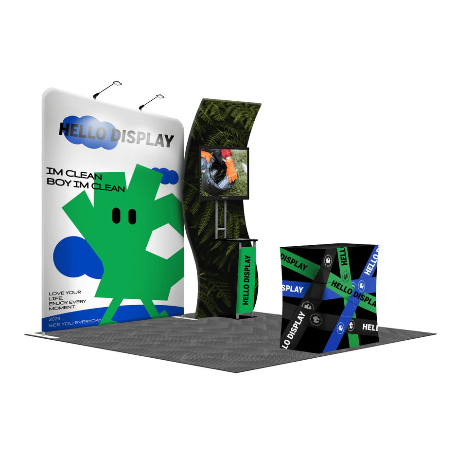 Exhibition Booth Type 11 | Free Design | Great for Tradeshows, Easy ...