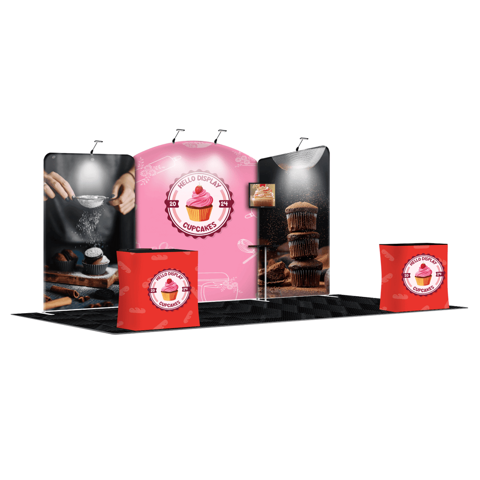 Exhibition Booth Type 1 | Free Design | Great for Tradeshows, Easy ...