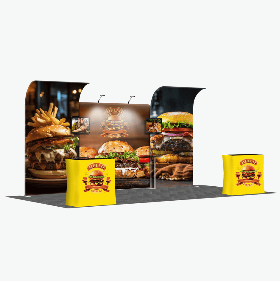 C-Shaped Tube Fabric Backdrop | Portable, Lightweight, Easy to Set Up ...