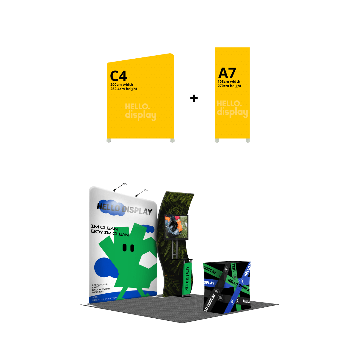 Exhibition Booth Type 11 | Free Design | Great for Tradeshows, Easy ...