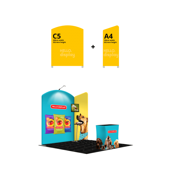 Exhibition Booth Type 13 | Free Design | Sturdy & Easy to Set Up ...