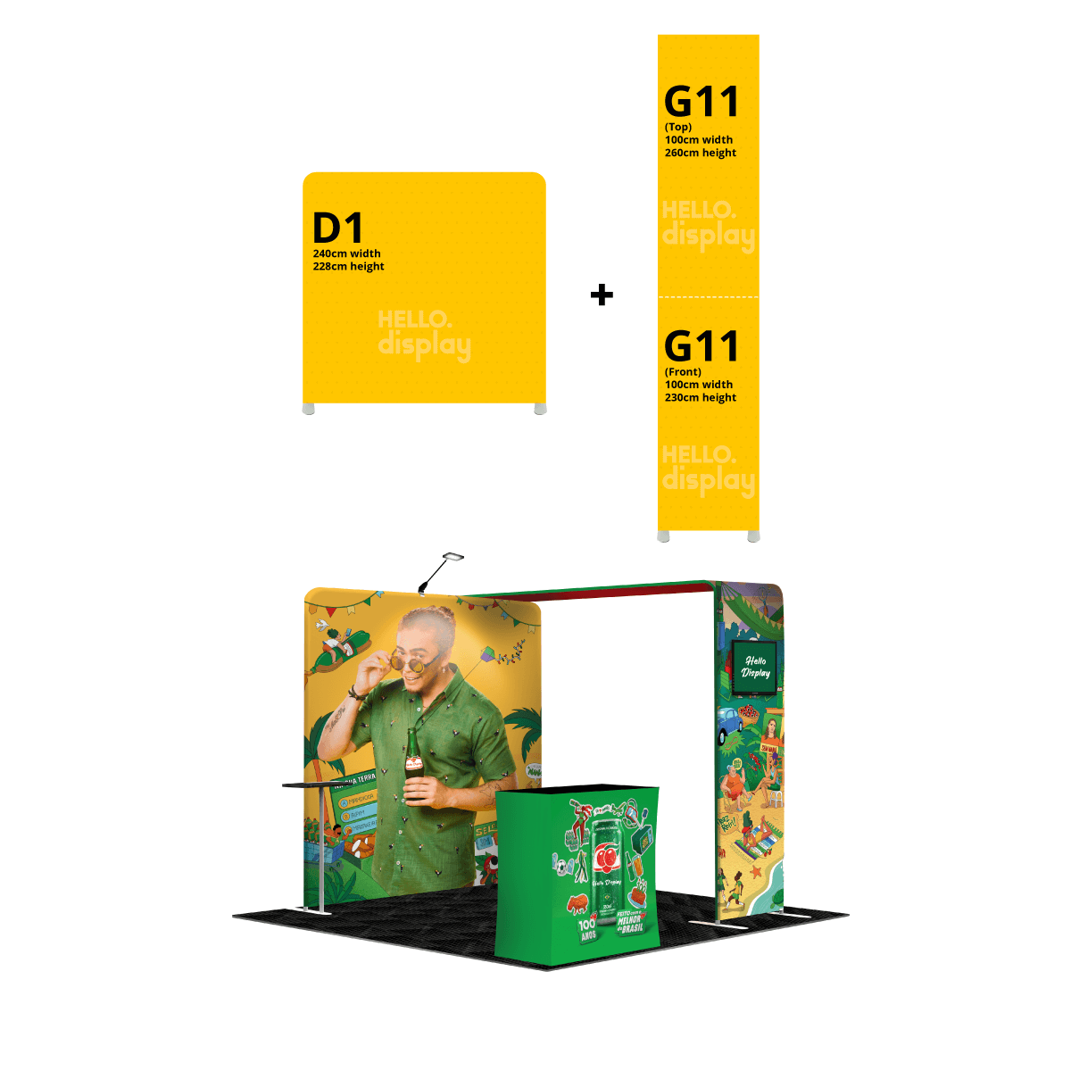 Exhibition Booth Type 15 | Free Design | Compact, Easy Set Up, Great ...