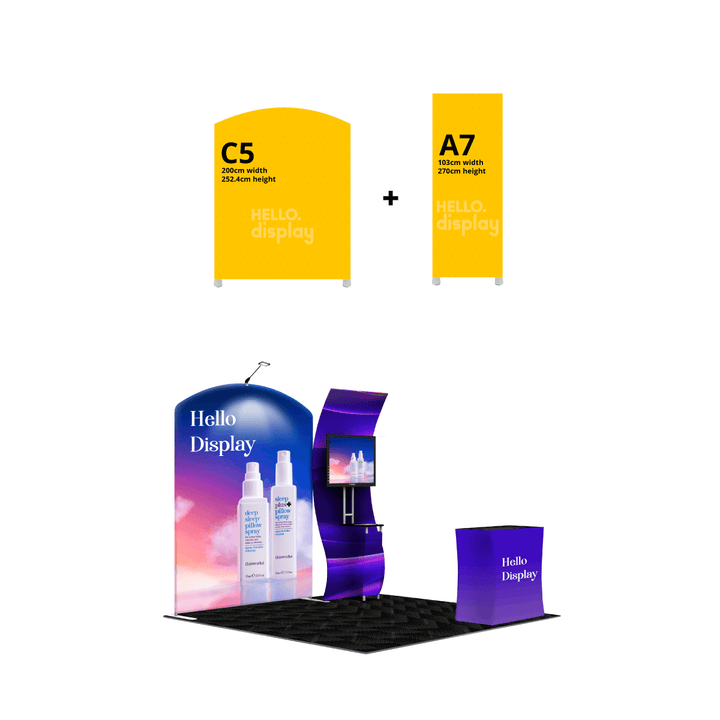 Exhibition Booth Type 8 | Free Design | Sturdy & Easy to Set Up ...