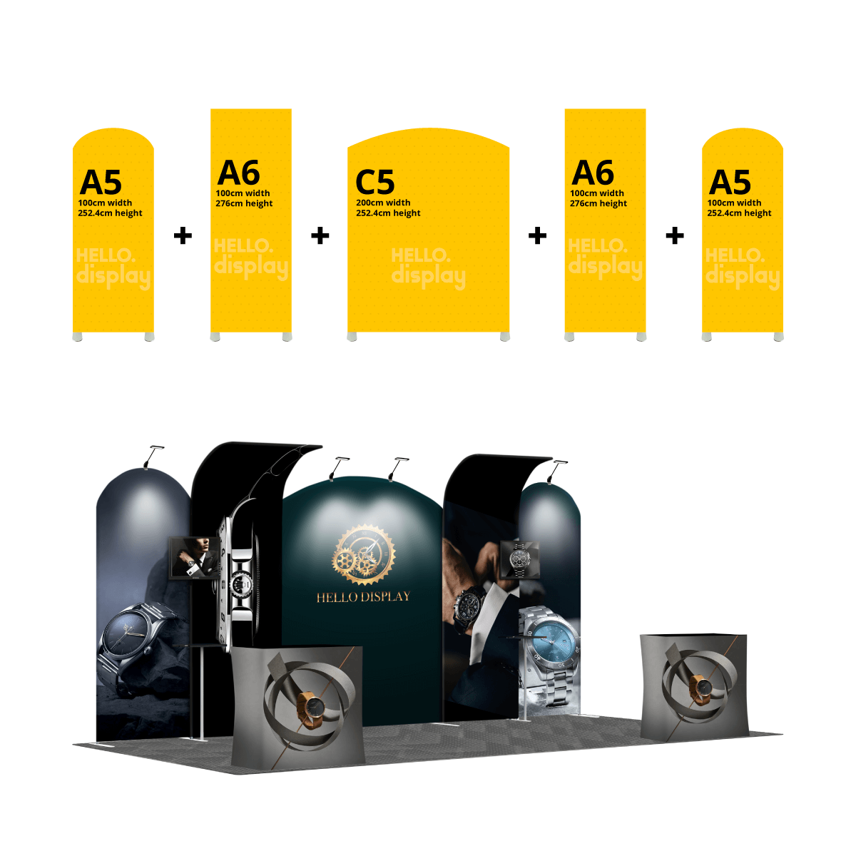 Exhibition Booth Type 4 | Free Design | Minimal Effort to Install ...