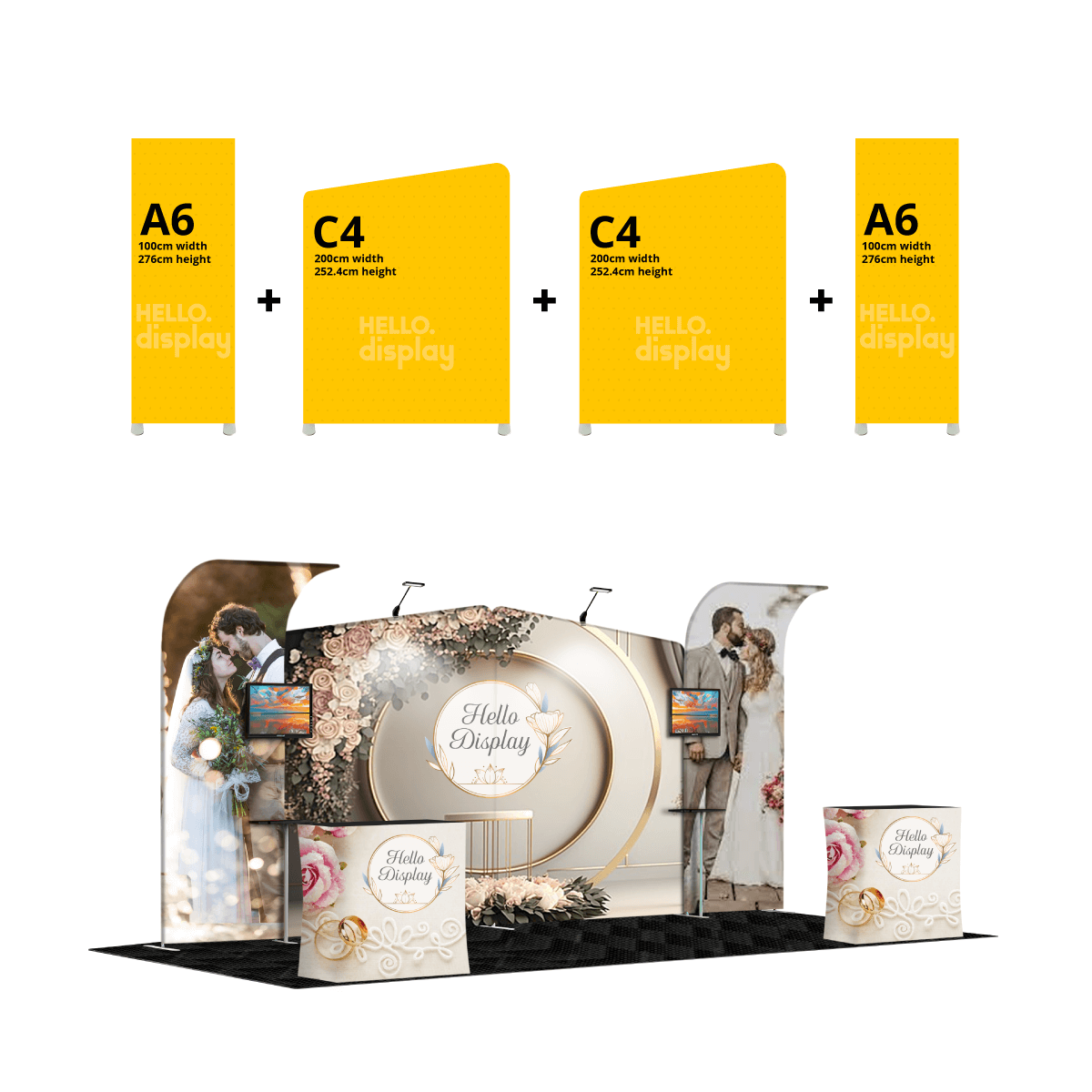 Exhibition Booth Type 5 | Free Design | Compact, Easy Set Up, Great for ...