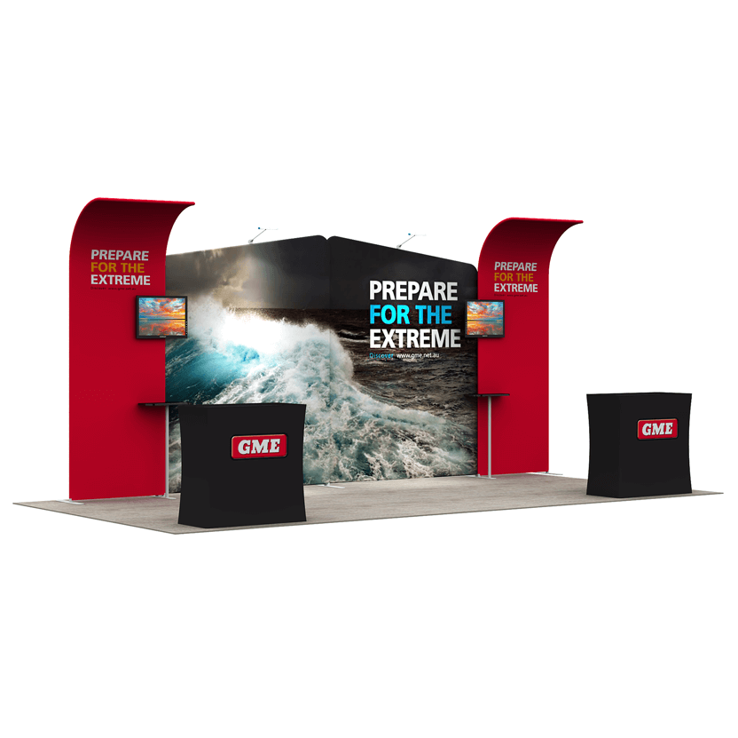 Exhibition Booth Type 5 | Compact, Easy Set Up, Great for Events ...