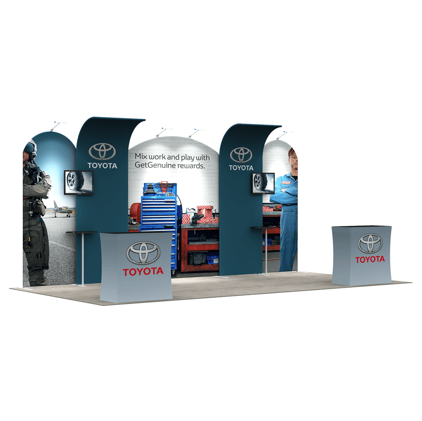 Exhibition Booth Type 4 | Minimal Effort to Install – Hello Display