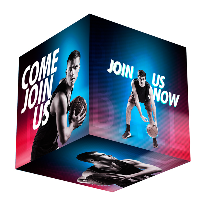 Square Cube Hanging Banner | Unique & Attractive – Hello Display