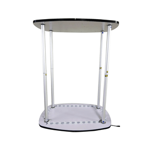 Square Tube Fabric Counter with LED | Sturdy & Easy Installation ...