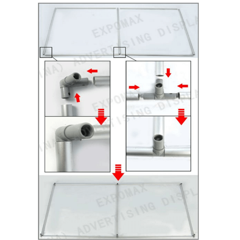 Outdoor Tube (A) Frame | Easy to Setup, Sleek – Hello Display