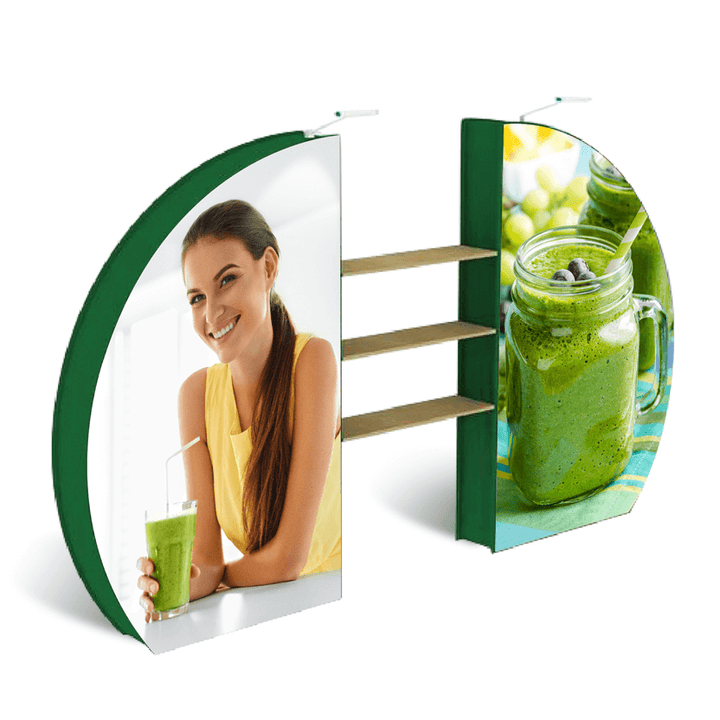 S-Shaped Tube Fabric Backdrop | Sleek, Lightweight, Easy to Set Up ...