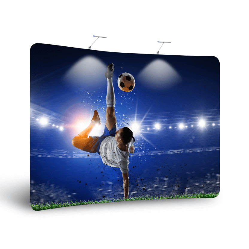 C-Shaped Tube Fabric Backdrop | Portable, Lightweight, Easy to Set Up ...