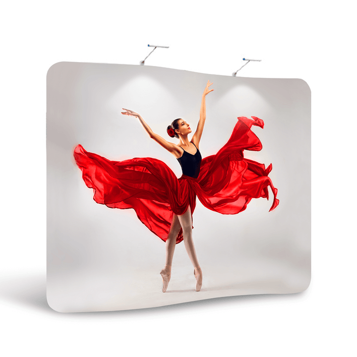 S-Shaped Tube Fabric Backdrop | Sleek, Lightweight, Easy to Set Up ...