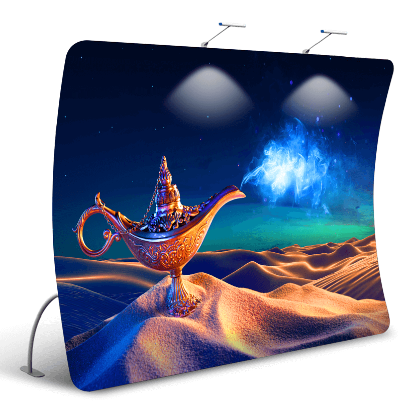 U-Shaped Tube Fabric Backdrop | Compact, Lightweight, Easy to Set Up ...