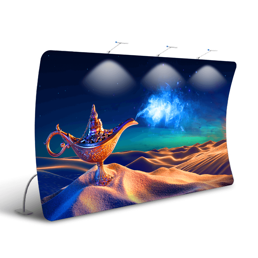 U-Shaped Tube Fabric Backdrop | Compact, Lightweight, Easy to Set Up ...