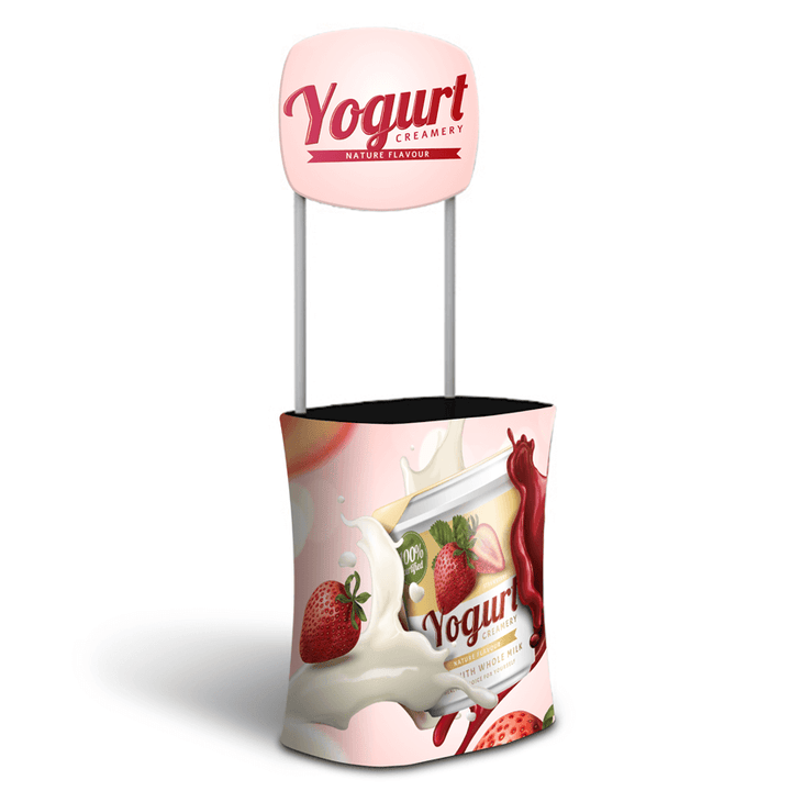 Square Fabric Promotion Counter Display Rack | Easy Fix – Hello Display